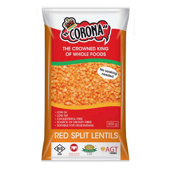 Corona - Red Split Lentils - 500g – Fairfield Meat Centre