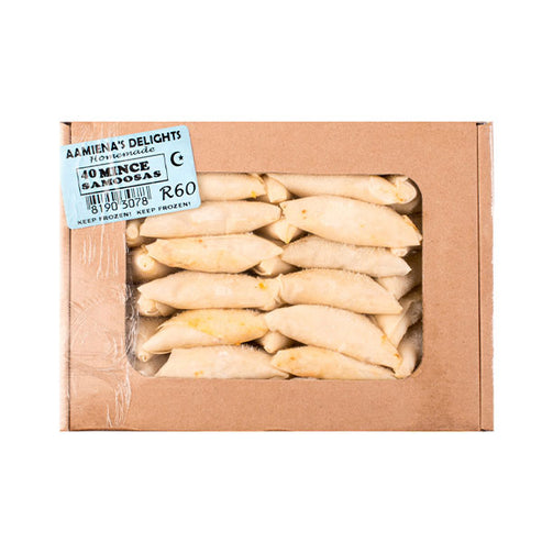 Aamiena’s Delight Mince Samoosas 40's – Fairfield Meat Centre